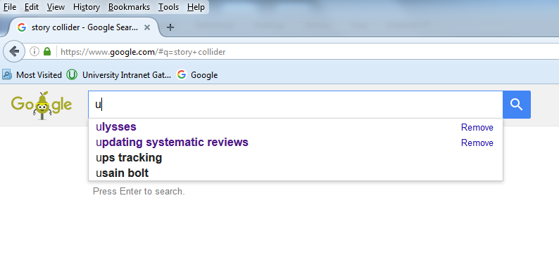 Search Engine Interactions – Sarah T. Jewell